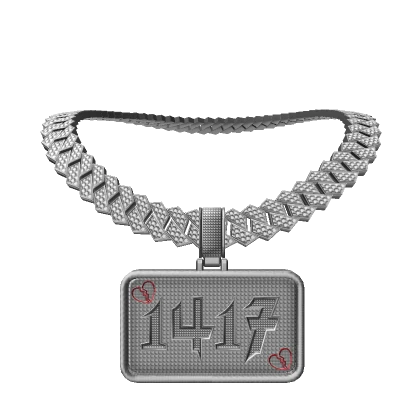 [3.0] DD Osama's Iced Out Cuban w/ "1417" Pendant | Roblox Item - Rolimon's