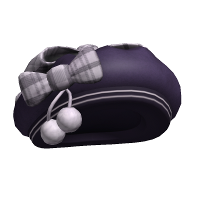 Purple Hair Beret with Bow | Roblox Item - Rolimon's