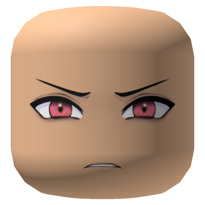 Angry Anime Protagonist Face | Roblox Item - Rolimon's
