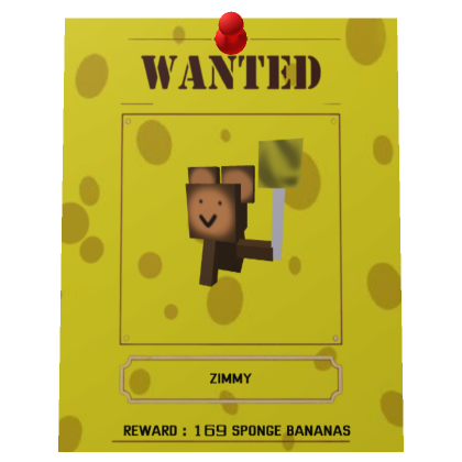 Zimmy Wanted Poster | Roblox Item - Rolimon's