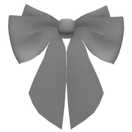 grey hair bow | Roblox Item - Rolimon's