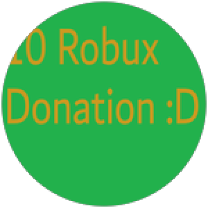 10 Robux Donation - Roblox