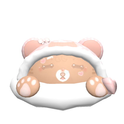 kawaii cutecore ouchie bear chocolate hat | Roblox Item - Rolimon's
