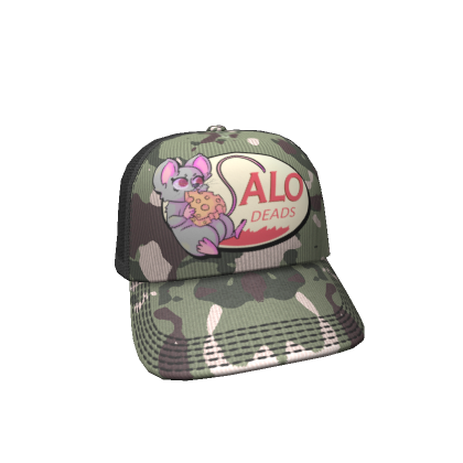 Green Camo Alo Deads V2 Trucker Cap | Roblox Item - Rolimon's