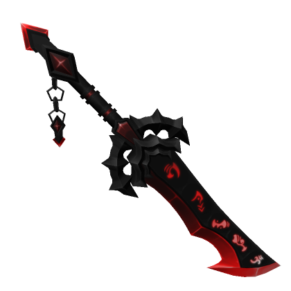 Black & Red Evil Knight Greatsword | Roblox Item - Rolimon's