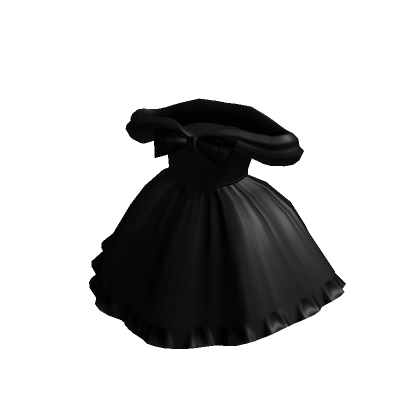 Short Princess Black Ball Gown Dress | Roblox Item - Rolimon's