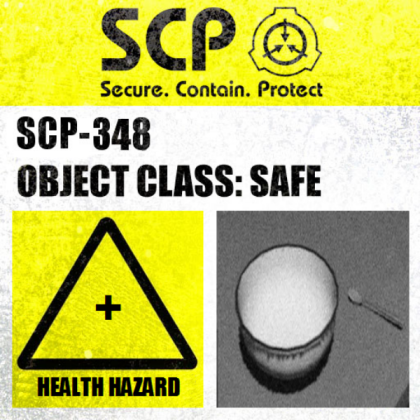 A Gift From Dad | SCP-348 | Label