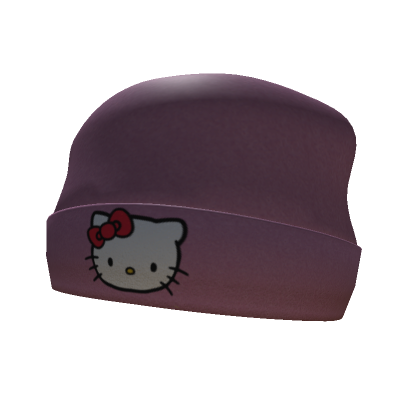Cute Pink Hello Kitty Beanie | Roblox Item - Rolimon's