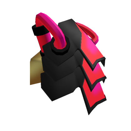 Left Sci-fi Samurai Shoulder Guard(Red) | Roblox Item - Rolimon's