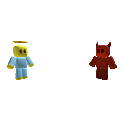 Angel and Devil Noobs | Roblox Item - Rolimon's