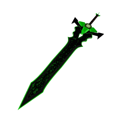 1x1x1x1's Hacked Binary Sword (Green and Black) | Roblox Item - Rolimon's