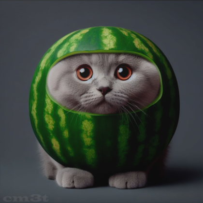 Cat in a watermelon PFP | Roblox Item - Rolimon's