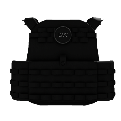 Black Tactical LWC Plate Carrier | Roblox Item - Rolimon's