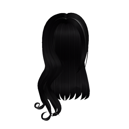Y2k Doll Side Part in Black | Roblox Item - Rolimon's
