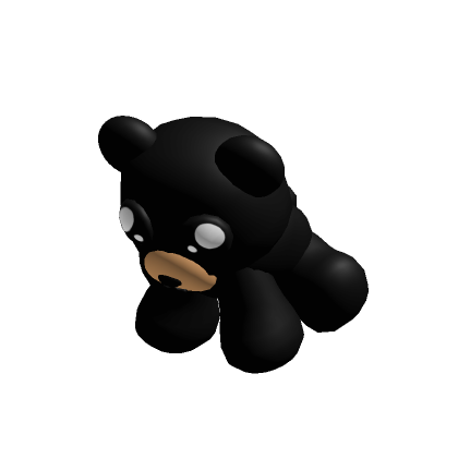 Black Bear Plushie🐻 | Roblox Item - Rolimon's