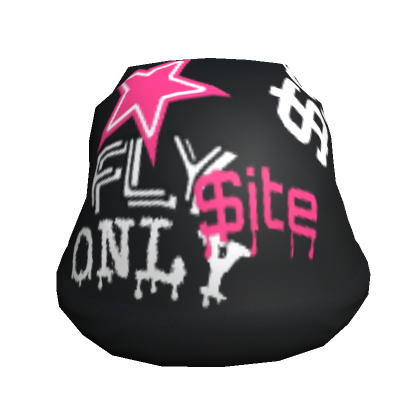 Black and Pink Y2k Beanie's Code & Price - RblxTrade