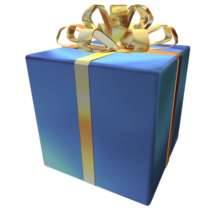 Opened Shiny Blue Gift of Niceness | Roblox Item - Rolimon's