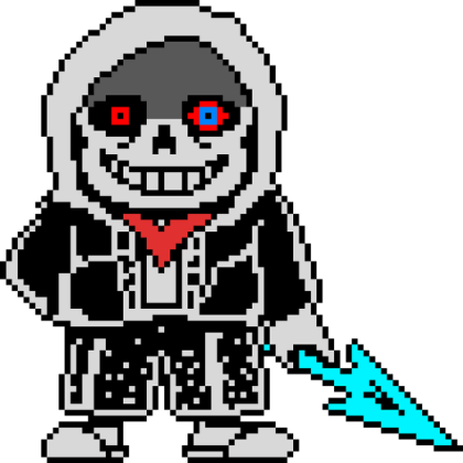 Dust Sans Waterfall encounter