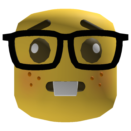 Tête d'Emoji Nerd - Roblox
