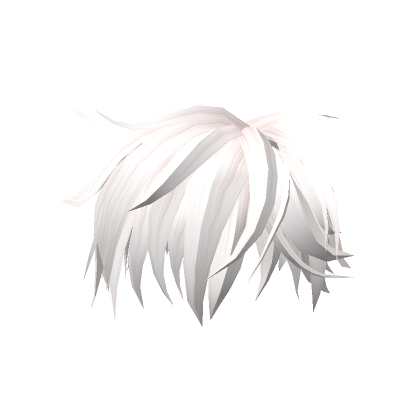 Messy White Hairstyle 7.0 | Roblox Item - Rolimon's