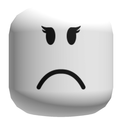Classic Girl Sad Face | Roblox Item - Rolimon's