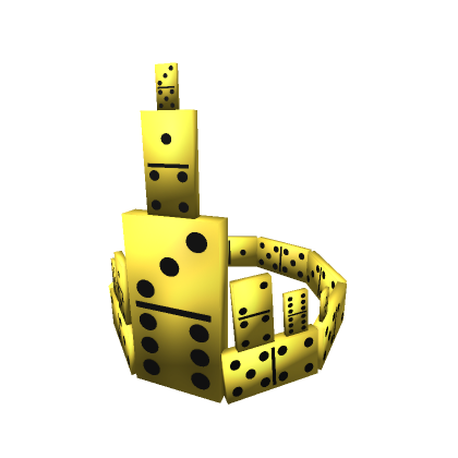 Yellow Domino Crown | Roblox Item - Rolimon's