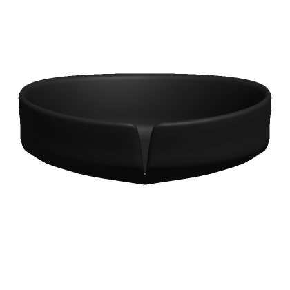 Collar Recto Negro - Roblox