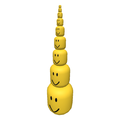 Classic Yellow Tallest Headstack Pyramid | Roblox Item - Rolimon's