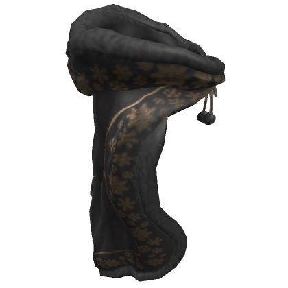 BerryBox Dec '23 Mistral Fur Lined Black Cloak | Roblox Item - Rolimon's