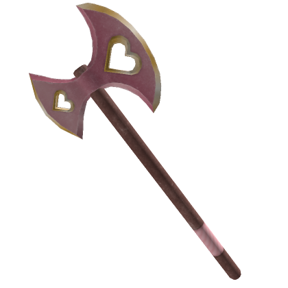 Heartbreaker Valentine Gold Pink Axe | Roblox Item - Rolimon's