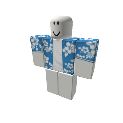Summer Hawaiian Shirt (Blue) - Roblox
