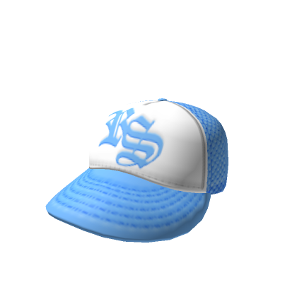 BLUE ROCKSTAR Y2K TRUCKER CAP | Roblox Item - Rolimon's