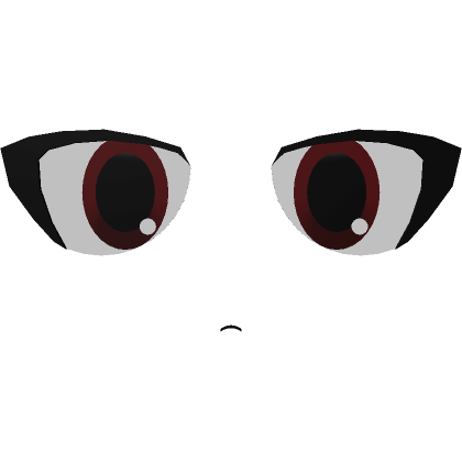 Emotionless Anime Red Face 3D (Default Head) | Roblox Item - Rolimon's