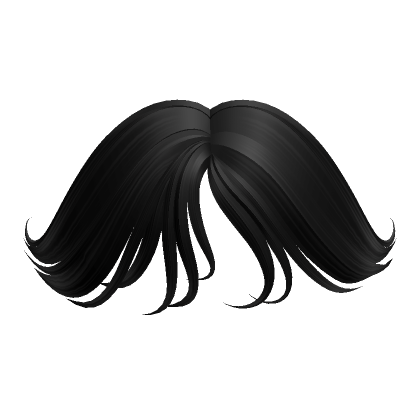 Wispy Bangs in Black | Roblox Item - Rolimon's