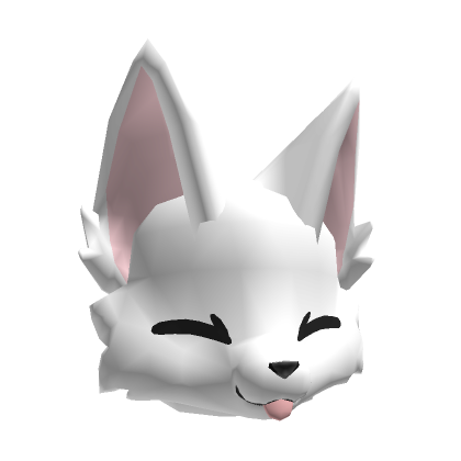 Happy White Kemono Cat | Roblox Item - Rolimon's