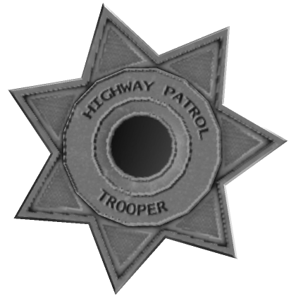 LBV Generic State Police badge 2 Silver | Roblox Item - Rolimon's