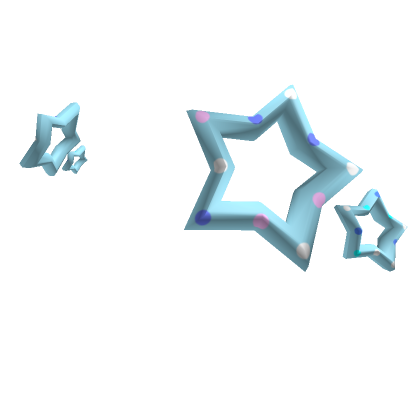 Cute Blue Kawaii Star Clips | Roblox Item - Rolimon's