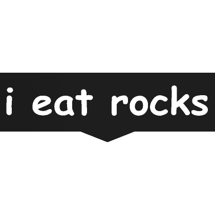 i eat rocks | Roblox Item - Rolimon's