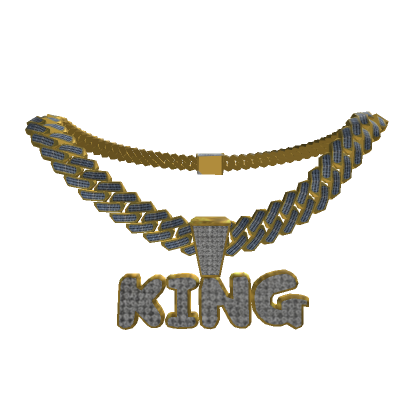 Iced Out Gold King Chain | Roblox Item - Rolimon's