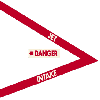 F-4EJ Phantom "Kai" Jet Intake Warning (Right)