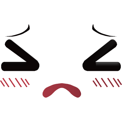 😣Cute Disgusted 3D Face 😣 | Roblox Item - Rolimon's