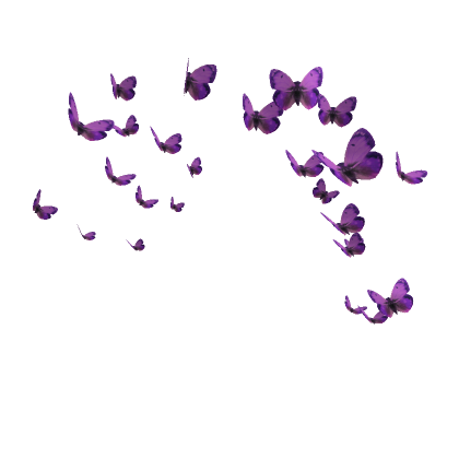 Borboleta Dá Poder à Aura Roxa - Roblox