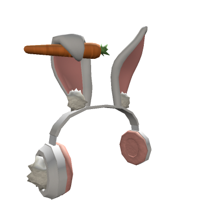 White bunny headphones | Roblox Item - Rolimon's