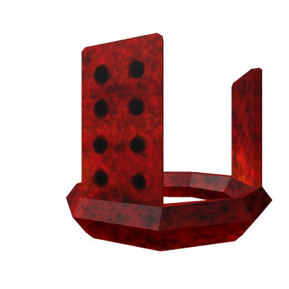 Red Rusty Domino Crown | Roblox Item - Rolimon's
