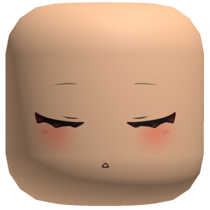 Sleepy Chibi Face [Beige] | Roblox Item - Rolimon's