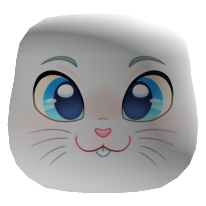 White Easter Bunny Head Face | Roblox Item - Rolimon's