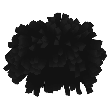 Black Fluffy Hair | Roblox Item - Rolimon's
