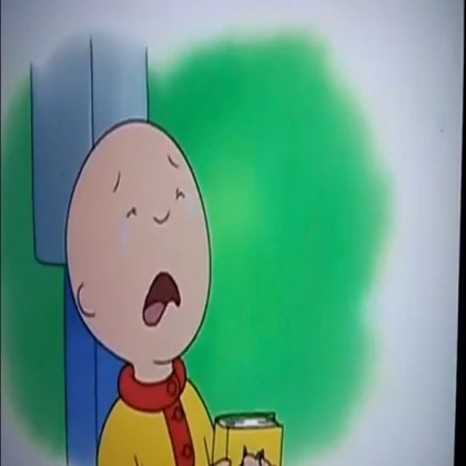 caillou sad