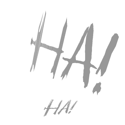 애니메이션 하하하! 흰색 사악한 웃음 - Roblox