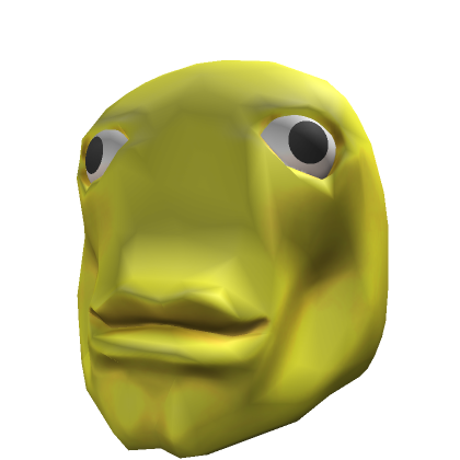 Chad Head - Yellow | Roblox Item - Rolimon's